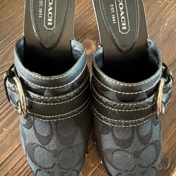 Coach | Shoes | Coach Clogs In Black | Poshmark